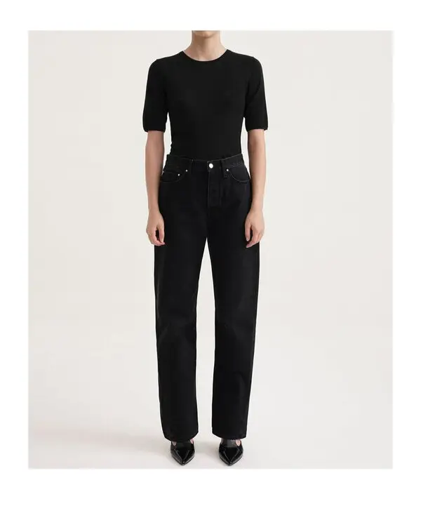 TOTEME Twisted Seam Straight Leg Jeans