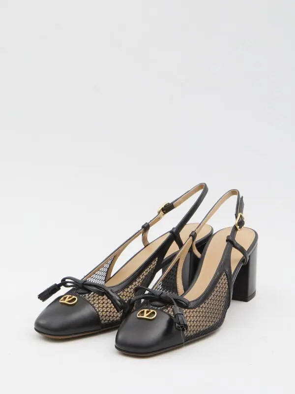 Valentino Garavani Valet Du Roi Slingback Pumps