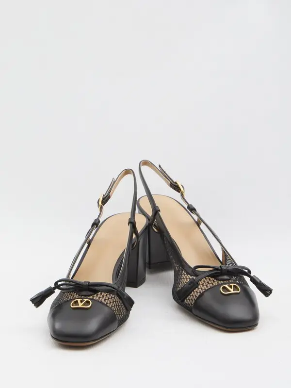 Valentino Garavani Valet Du Roi Slingback Pumps