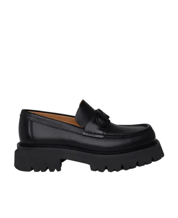 FERRAGAMO Gancini Ornament Chunky Mocassins
