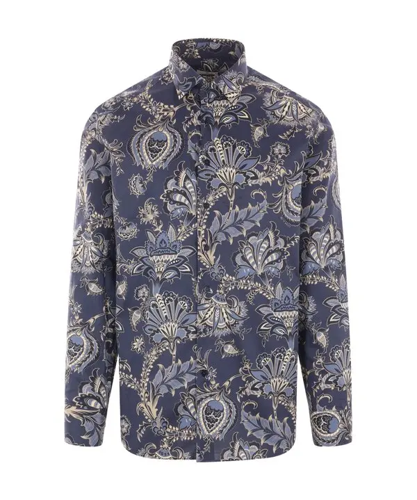 Etro Floral Printed Paisley Shirt