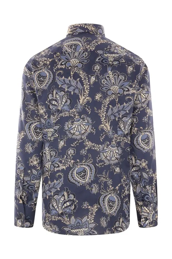 Etro Floral Printed Paisley Shirt