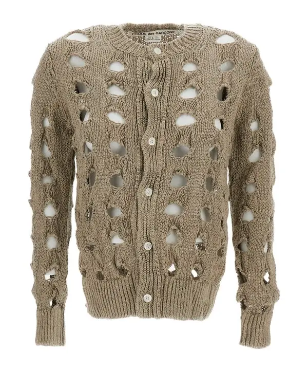 Comme Des Garçons Crew Neck Long Sleeve Knitwear