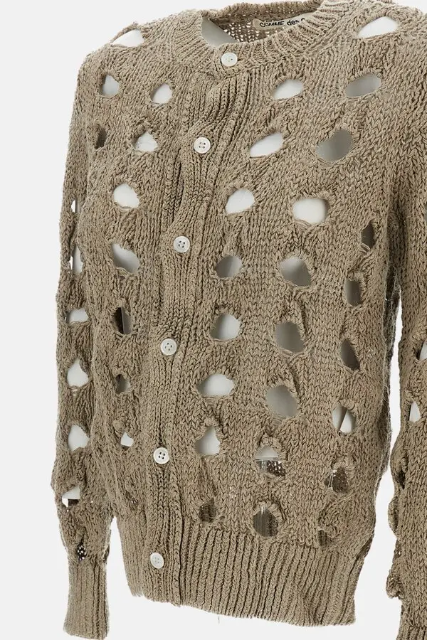 Comme Des Garçons Crew Neck Long Sleeve Knitwear