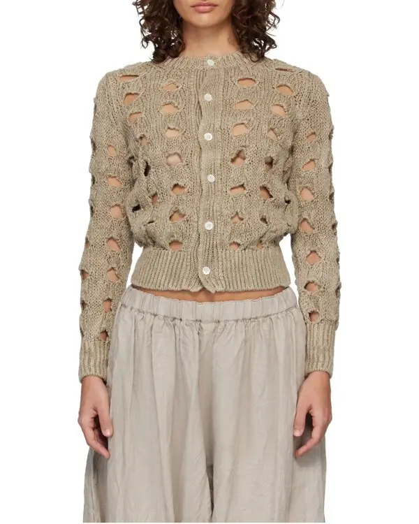 Comme Des Garçons Crew Neck Long Sleeve Knitwear