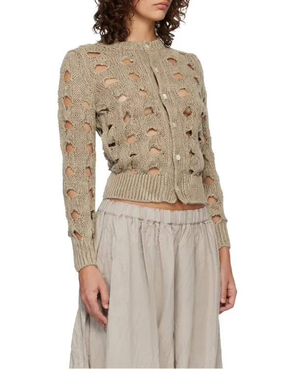 Comme Des Garçons Crew Neck Long Sleeve Knitwear