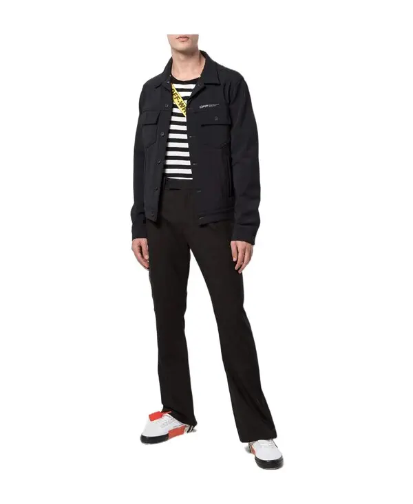 Off-White Flared Logo Trousers