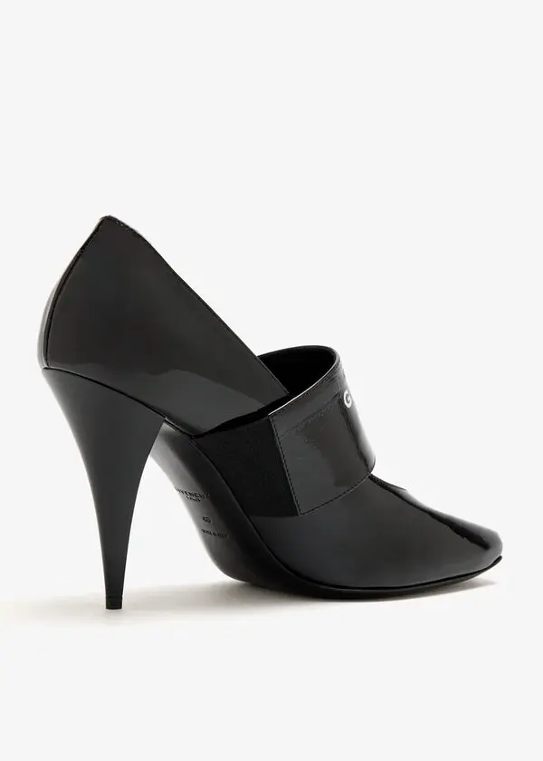Givenchy Paris Logo Printed 1952 Square-toe Pumps