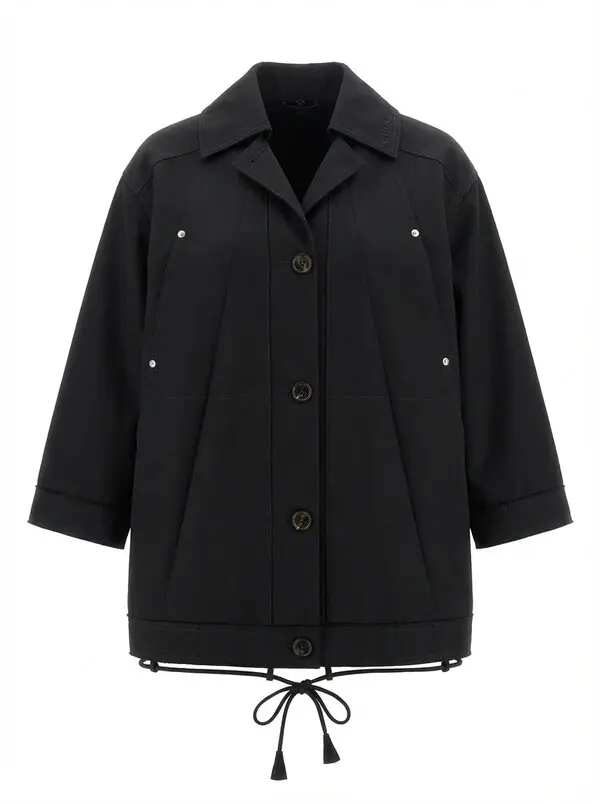 Gucci Drawstring Short Car Coat