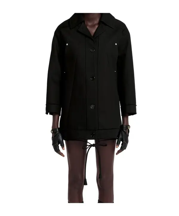 Gucci Drawstring Short Car Coat
