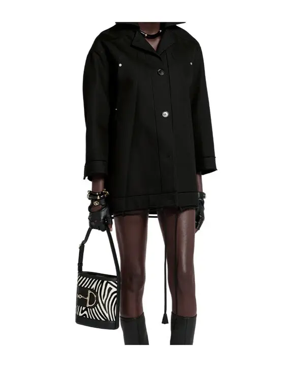 Gucci Drawstring Short Car Coat
