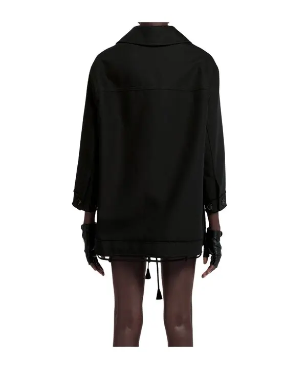 Gucci Drawstring Short Car Coat