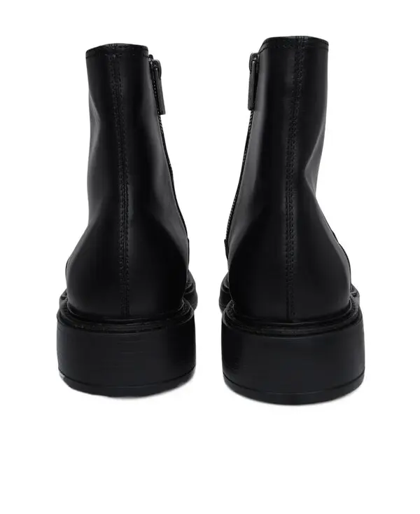 TOD'S Almond Toe Ankle Boots With Zipper