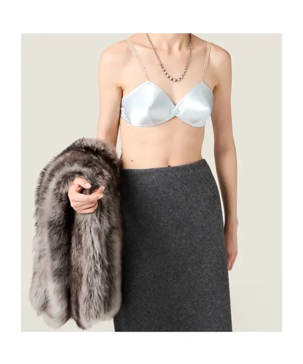 Miu Miu Logo-patch Bra