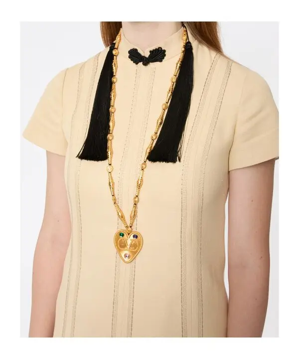 Valentino Garavani Logo Pendant Necklace