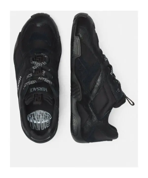 Versace Galaxia Lace-up Sneakers - Black