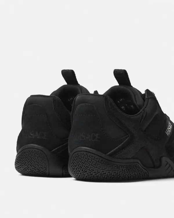Versace Galaxia Lace-up Sneakers - Black