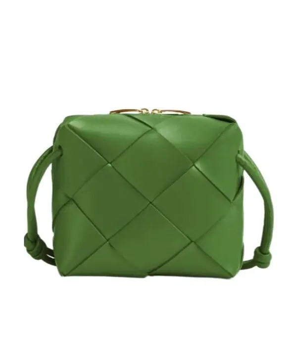 Bottega Veneta Mini Box Camera Shoulder Bag - Green