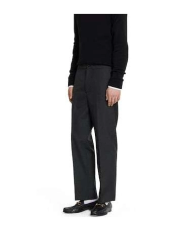 Gucci Tailored Pressed Crease Trousers - Black