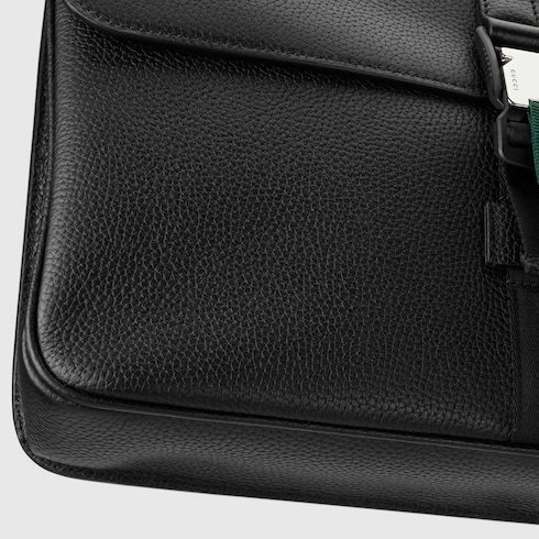 Gucci Medium Business Case With Web Detail