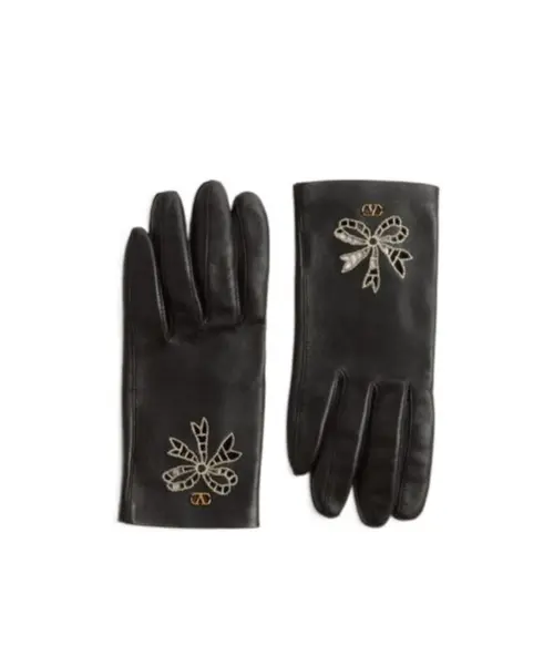 Valentino Garavani Vlogo Signature Gloves - Black
