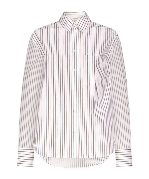 Loulou De Saison Maud Striped Shirt - White
