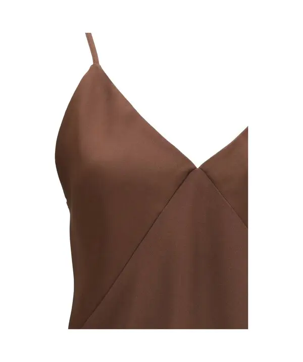FORTE_FORTE Envers Satin V-neck Slip Top