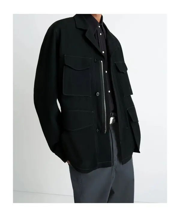 LEMAIRE Long-sleeved Buttoned-cuff Pocket Overshirt