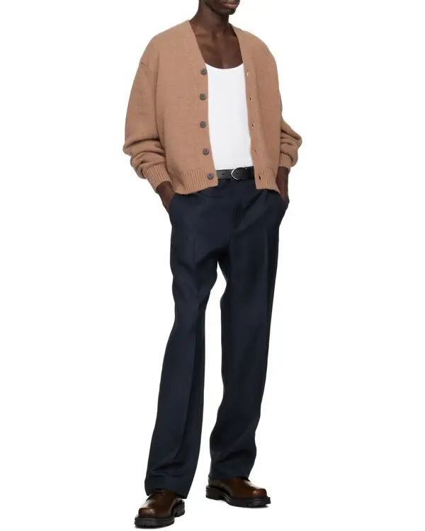 Jacquemus Long Sleeve V-neck Cardigan - Brown