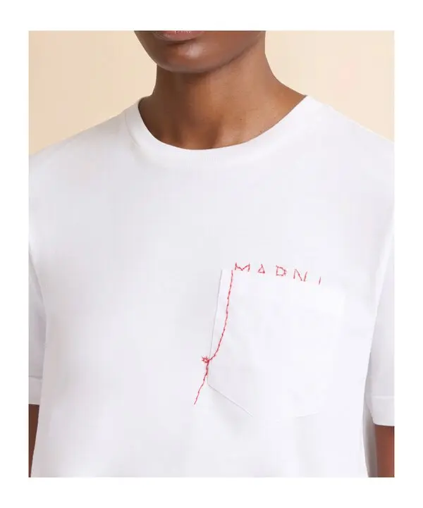 Marni Hand-stitched Logo T-shirt