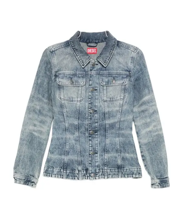 DIESEL® De Katerin Button-up Denim Jacket
