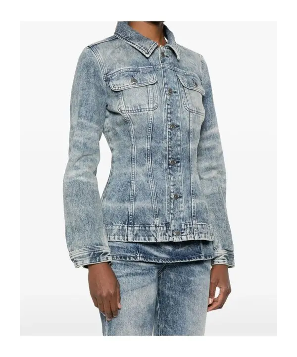 DIESEL® De Katerin Button-up Denim Jacket
