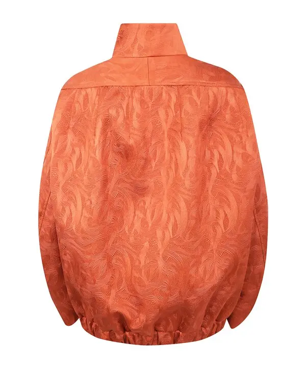 Dries Van Noten Damask Effect Jacquard Jacket - Red