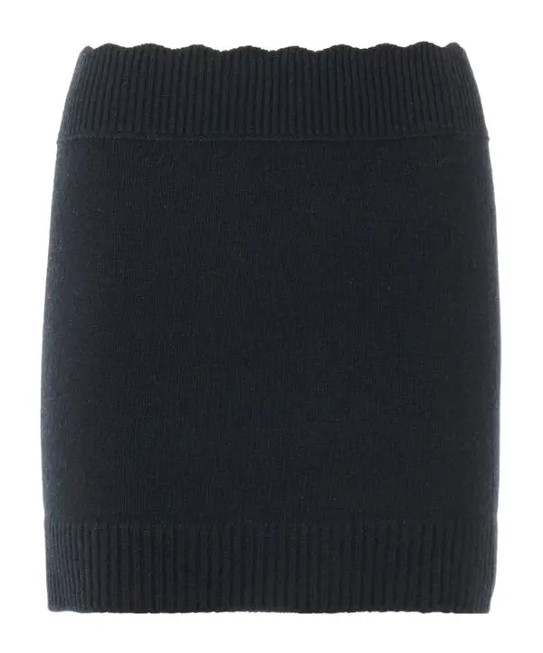 Chloé Knitted Mini Skirt - Black