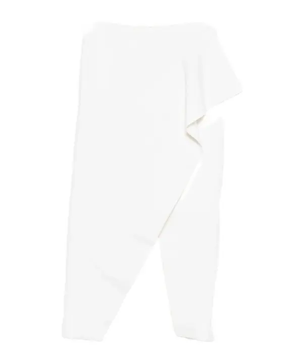 Khaite High-waisted Half-length Skirt - White