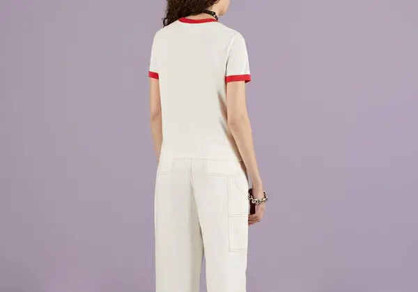 Gucci Ice Cream Sequin Embroidered T-shirt - Ivory