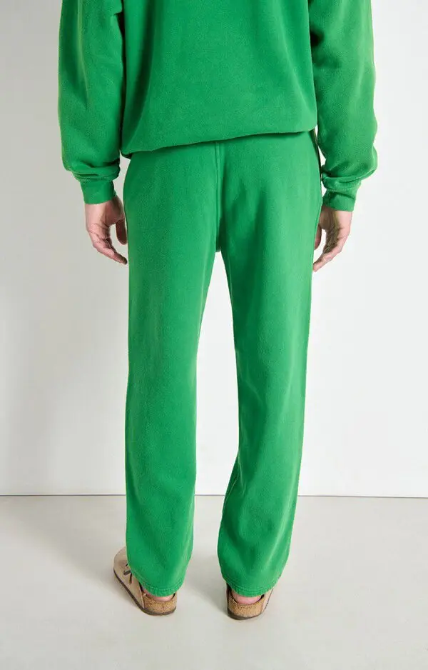 American Vintage Plizzy Logo-print Track Pants - Green