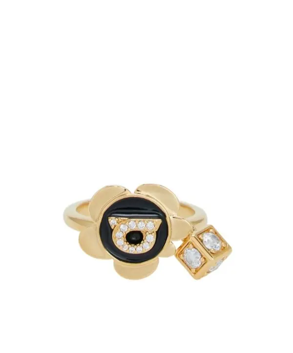 FERRAGAMO Gancini Charm Ring - Gold