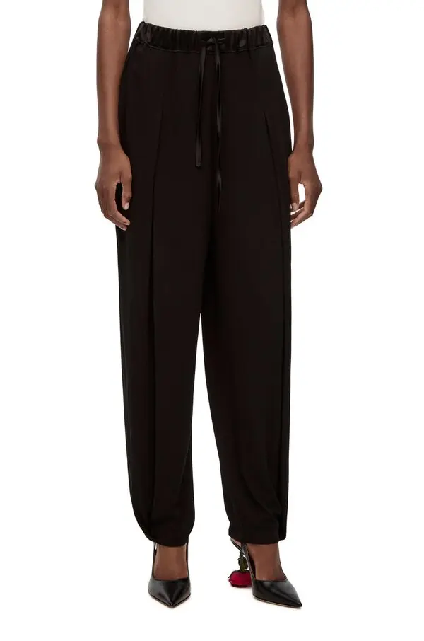 Loewe Balloon Trousers In Wool