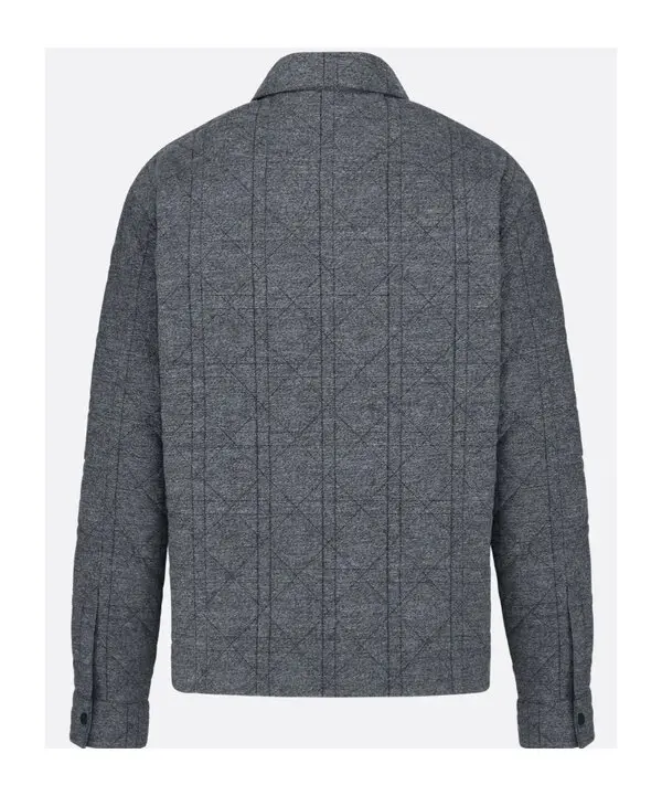 Dior Cannage Overshirt With Embroidery