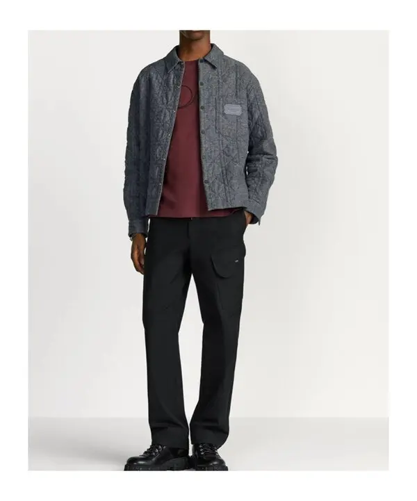 Dior Cannage Overshirt With Embroidery