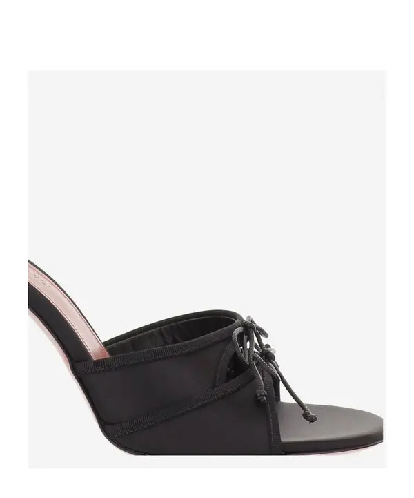 Amina Muaddi Bow-tie High-heeled Sandals