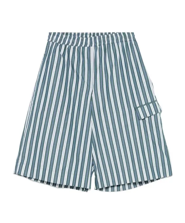 REMAIN BIRGER Striped Relaxed Fit Shorts