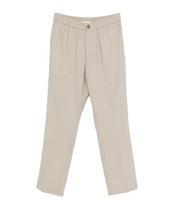 Ami Elasticated Waist Trousers - Black