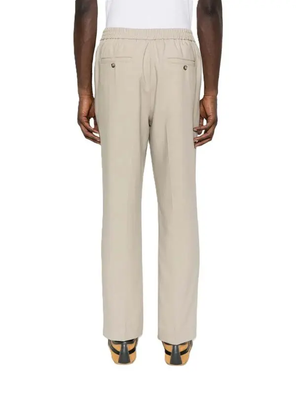 Ami Elasticated Waist Trousers - Black