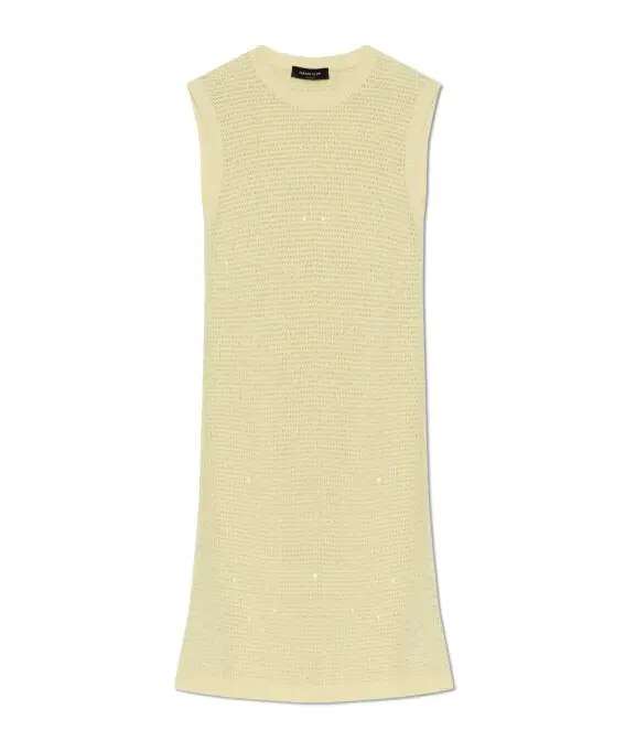 Fabiana Filippi Sleeveless Sequined Knit Dress