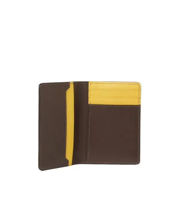 Fendi Shadow Bi-fold Card Holder - Brown