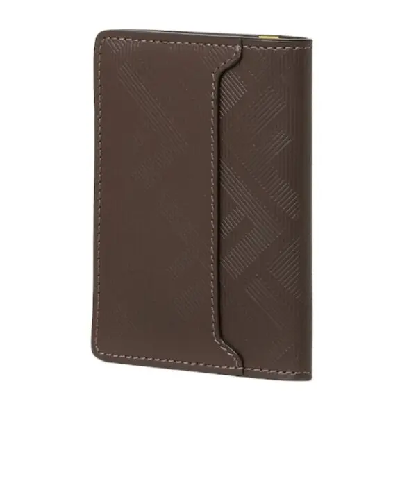 Fendi Shadow Bi-fold Card Holder - Brown