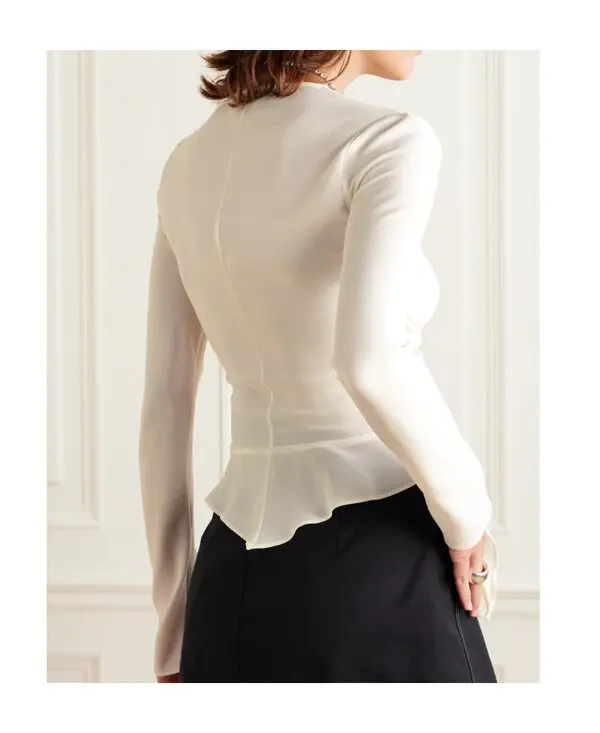 Isabel Marant Étoile Julietta V-neck Asymmetrical Blouse