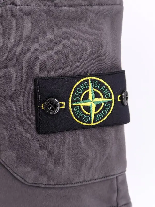 Stone Island Compass Patch Drawstring Shorts